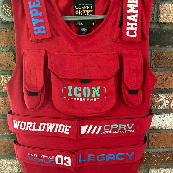 Copper Rivet | Other | Red Tactical Vest | Poshmark